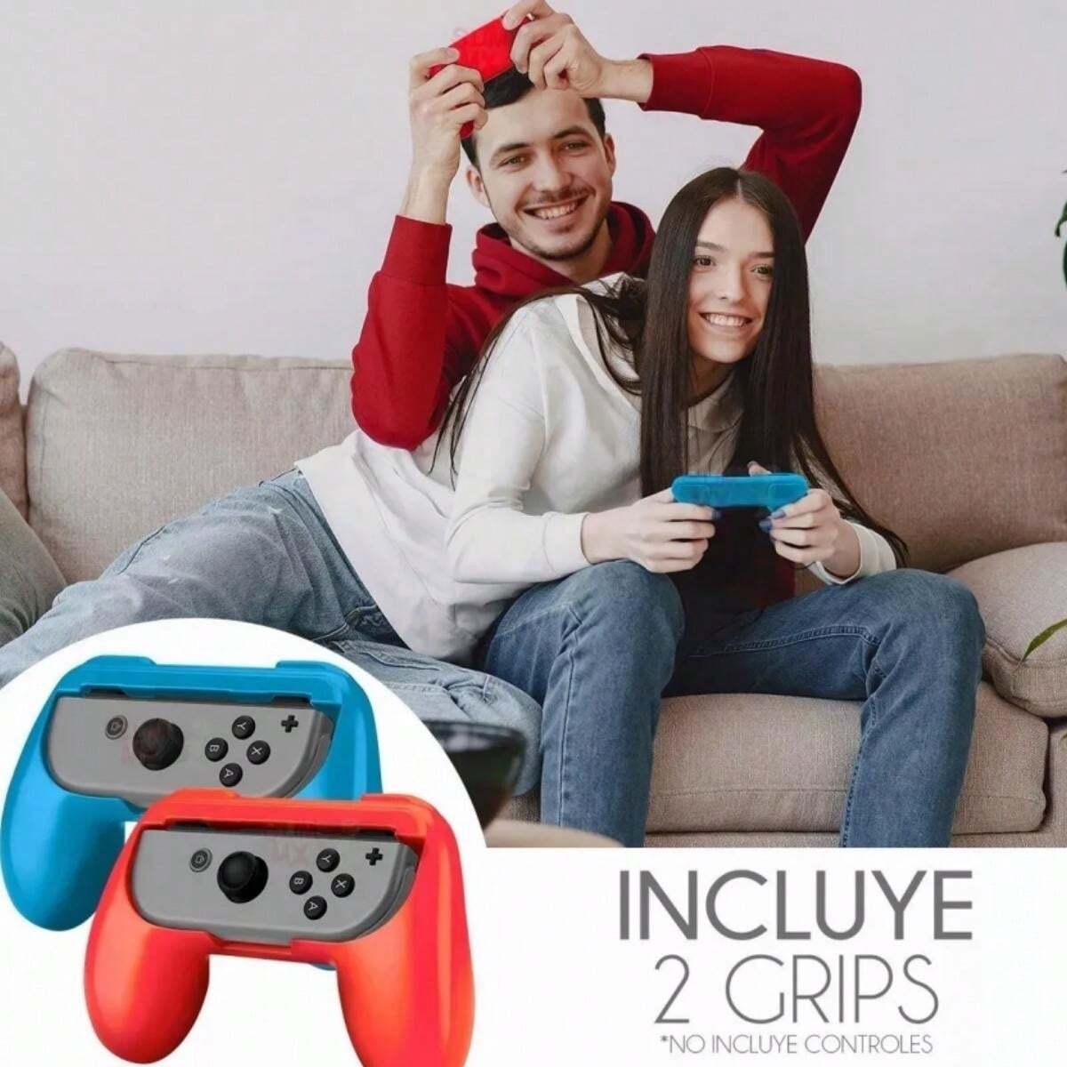 Agarres manuales compatibles con controles de Switch y Switch OLED ...