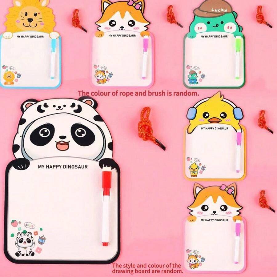1pc Children's Cartoon Erasable Drawing Board, Double-Sided Early ...