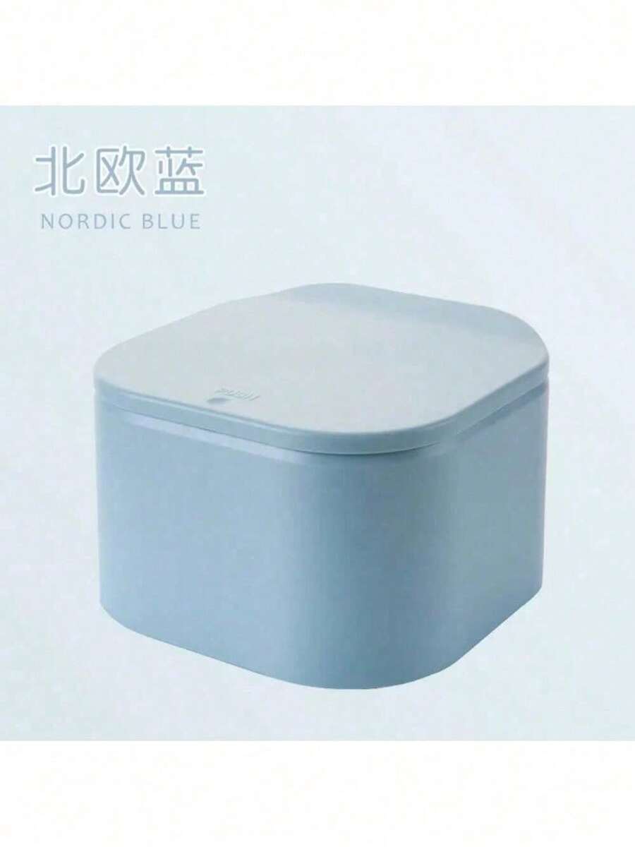 Minicanasta de basura de doble capa multifuncional, con tapa con ...