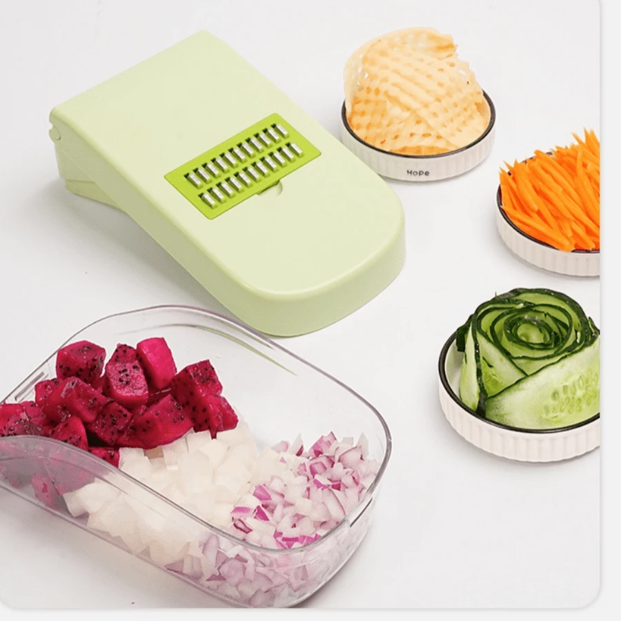 17 In 1 Vegetable Chopper, Multi-Function Julienne Slicer Cutter ...