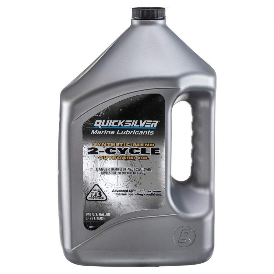 Quicksilver Premium Plus 2-Stroke Synthetic Blend Marine Oil - 1 Gallon ...