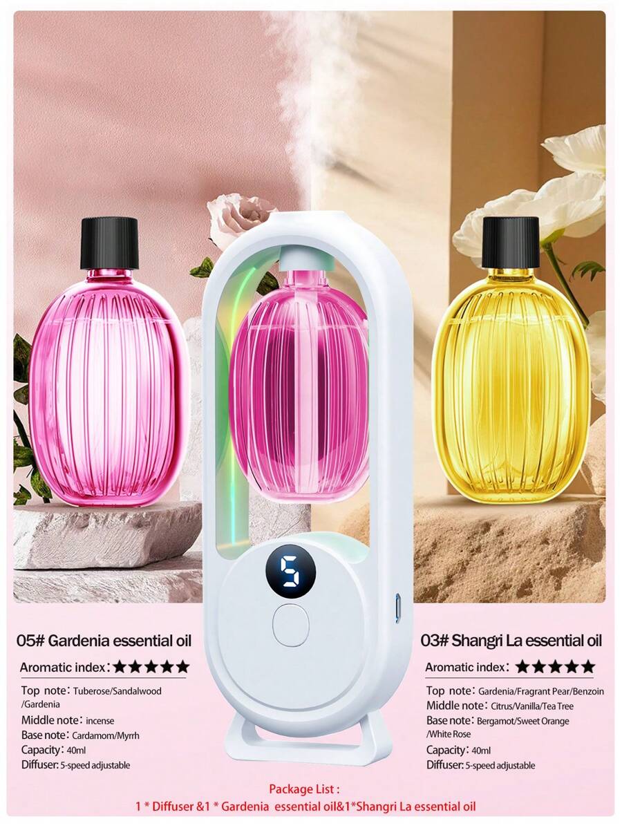 Lavender Jasmine Gardenia Aromatherapy & Essential Oil Electric Diffusers Best Essential Oil ...