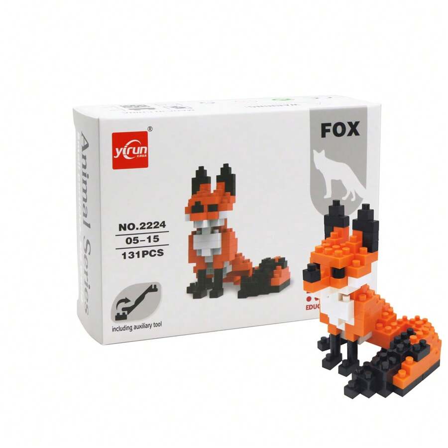 Mini Animal Building Block Construction Set, ABS Plastic, Creative ...