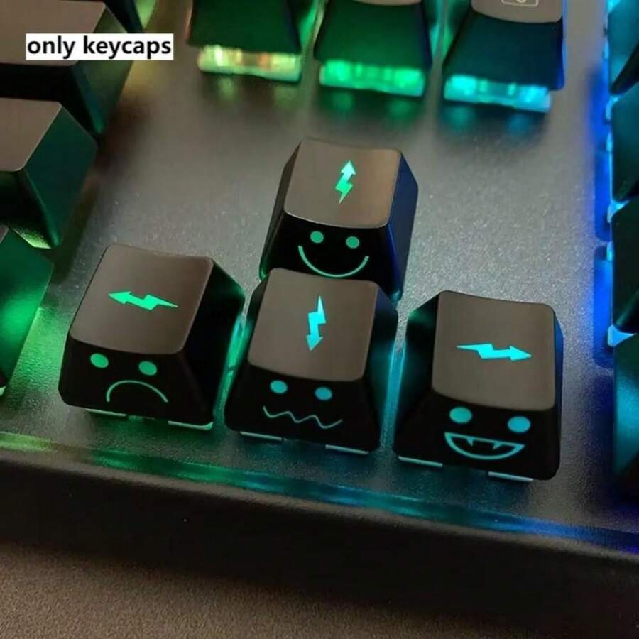 Lightning Boy Translucent Personalized Keycap For Mechanical Keyboards ...