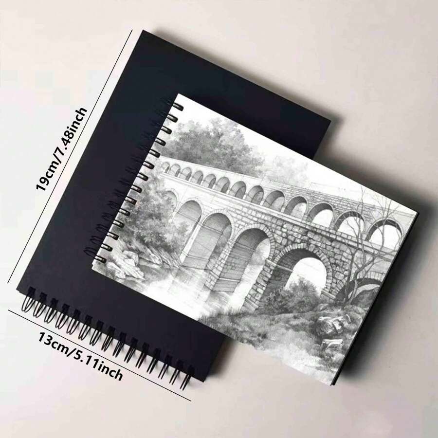 A Sketchbook With Spiral Binding At The Top, An Acid Free Art ...