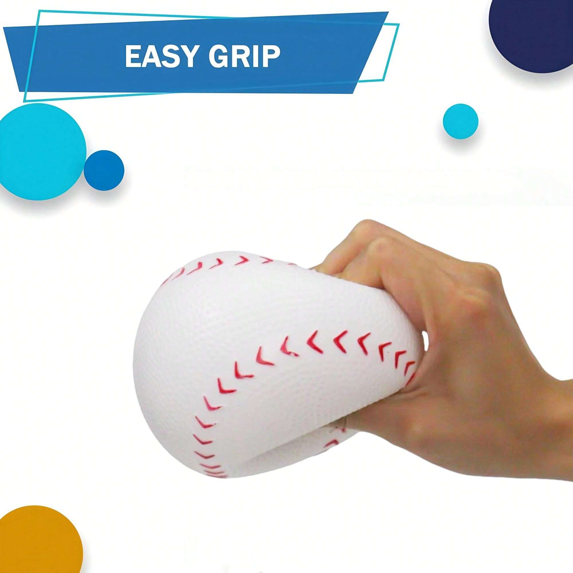 Baseball,16CM Small Ball Toy,Mini Footballs Handheld, Bouncy And Soft ...