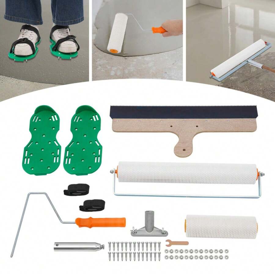Cement Self-Levelling Tool Kit Cement Floor Leveling Tools Self ...