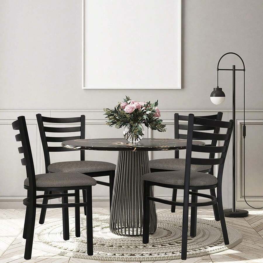 2 Piece Stylish Mid-Century Modern And Reliable Dining Chairs For ...