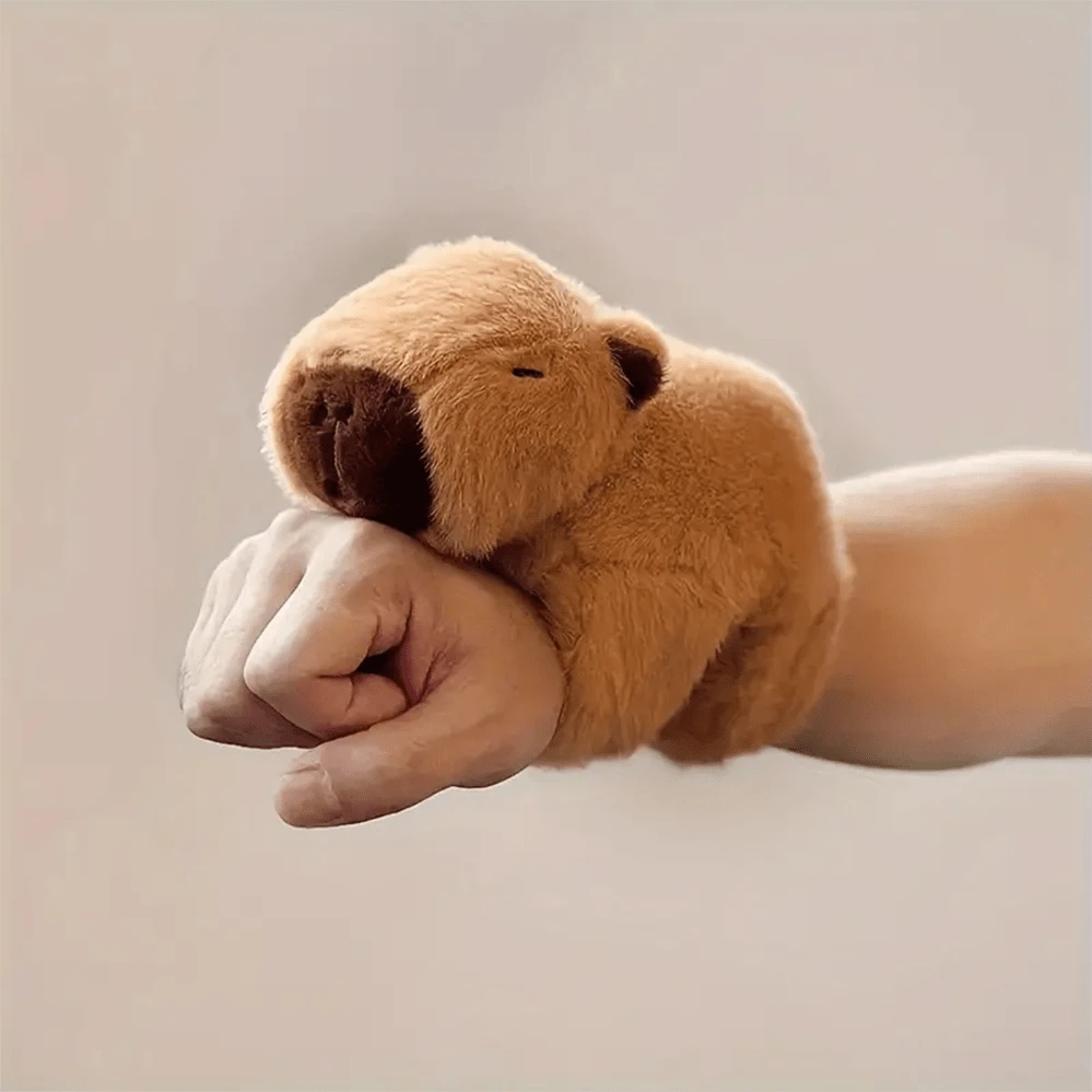 Capybara Clapping Bracelet Capybara Rodent Plush Toy, Curtain Holdback ...