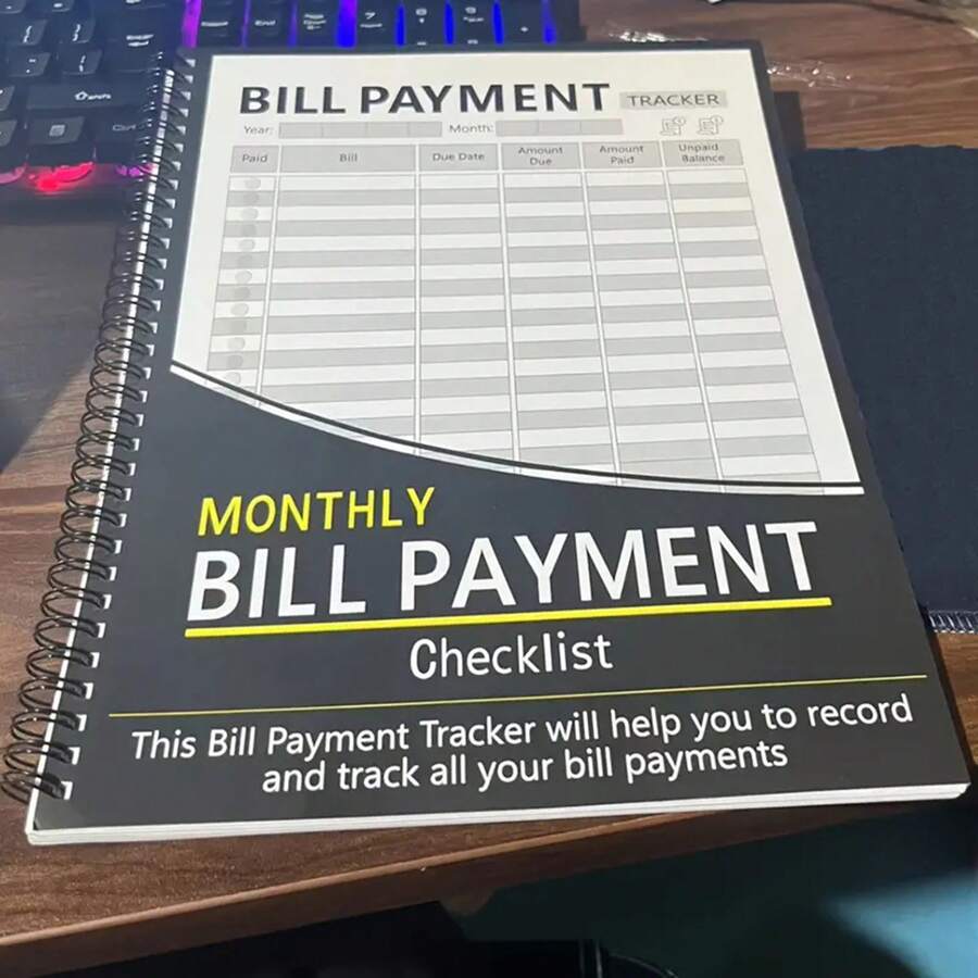 1 Monthly Bill Payment Tracking Notebook - Financial Management And ...