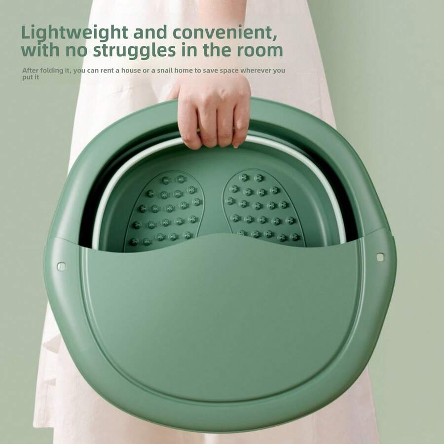 Foldable Foot Bath Tub, For Soaking Feet, Plastic Foot Bucket With ...