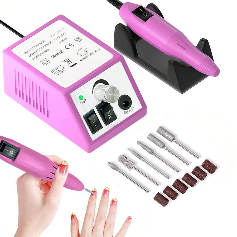 Manicure Machine 20000RPM Professional Nail Drill Electric Nail File ...