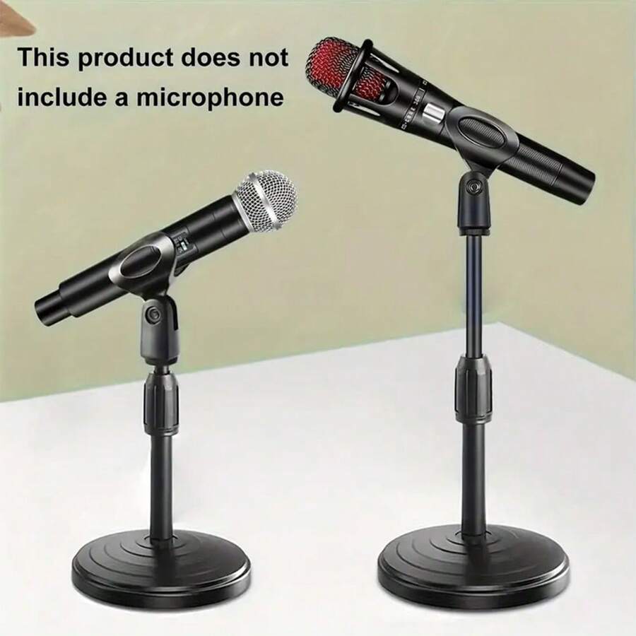 Adjustable Desktop Microphone Stand: Perfect For Recording, Podcasting ...