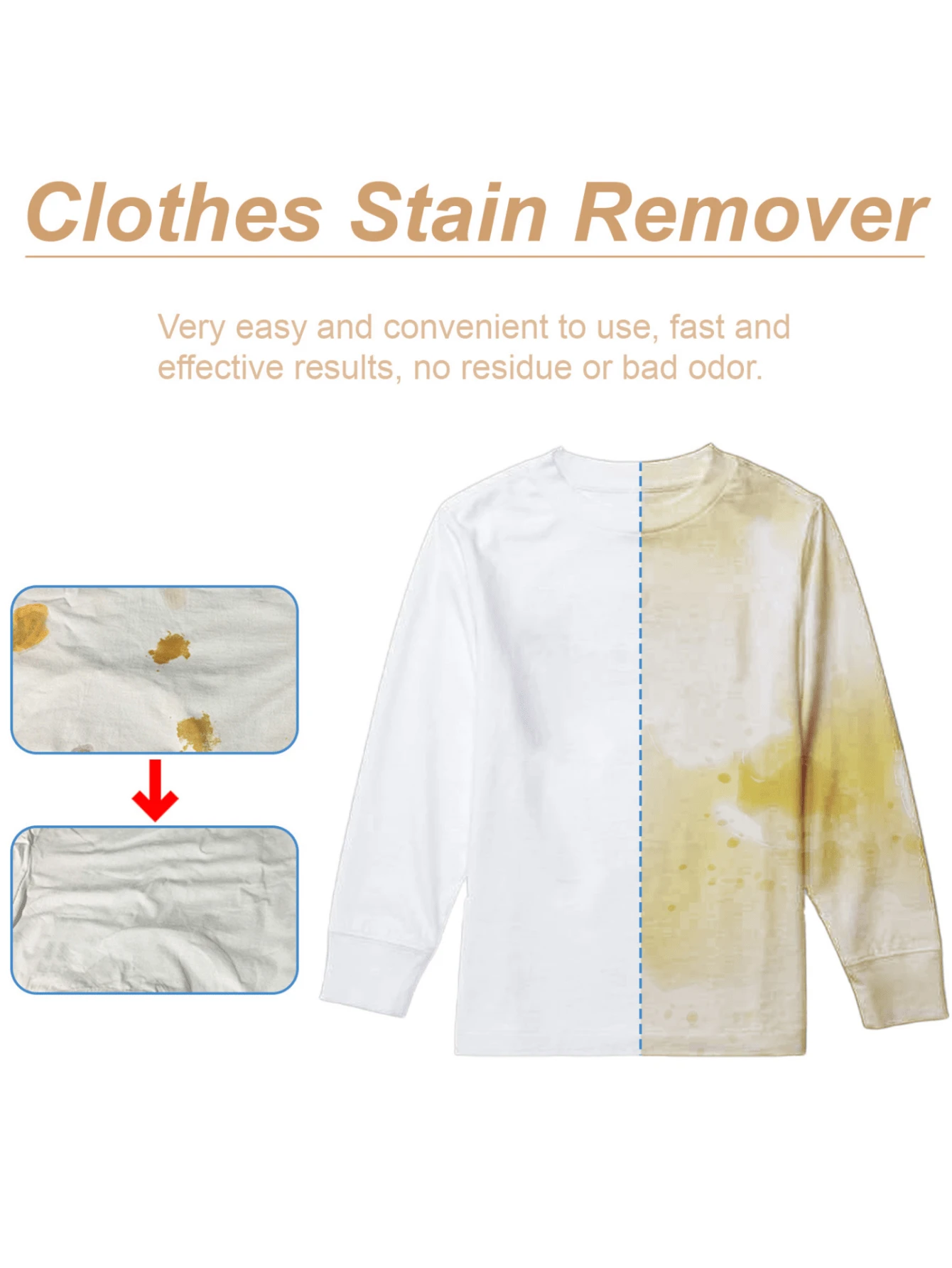 Stain Remover & Laundry Detergent - Household Clothing Cleaner To ...