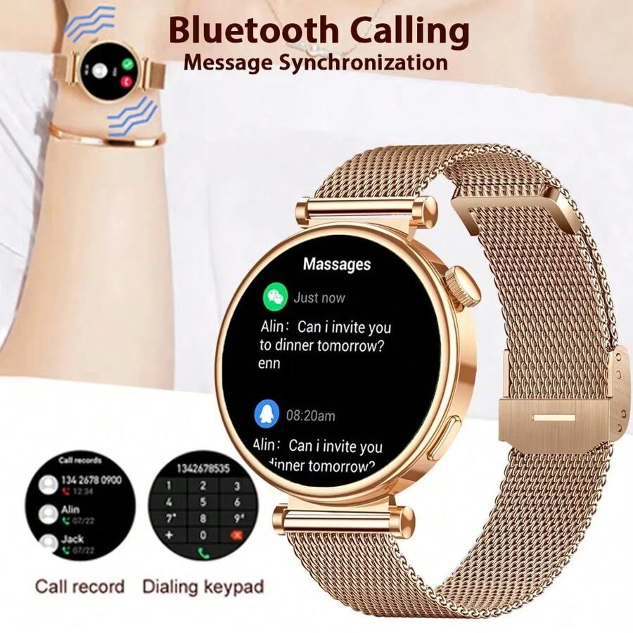 SACOSDING Inteligentne zegarki dla kobiet, monitor aktywności fizycznej ...