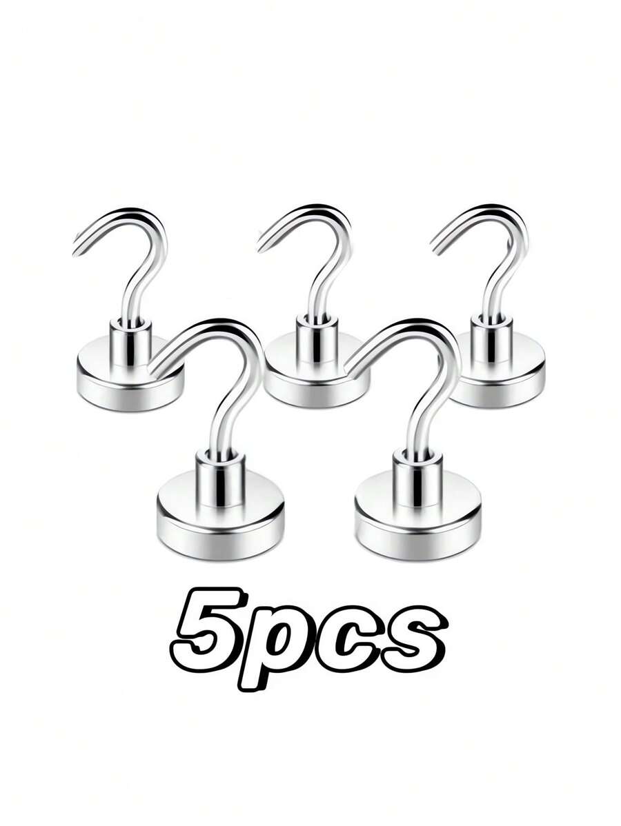 Heavy Duty Magnetic Hooks, Powerful Neodymium Metal Magnets With ...