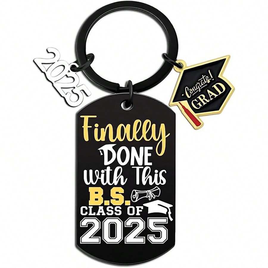 2025 Graduation Gift Keychain - Class Of 2025 Keychain, University ...