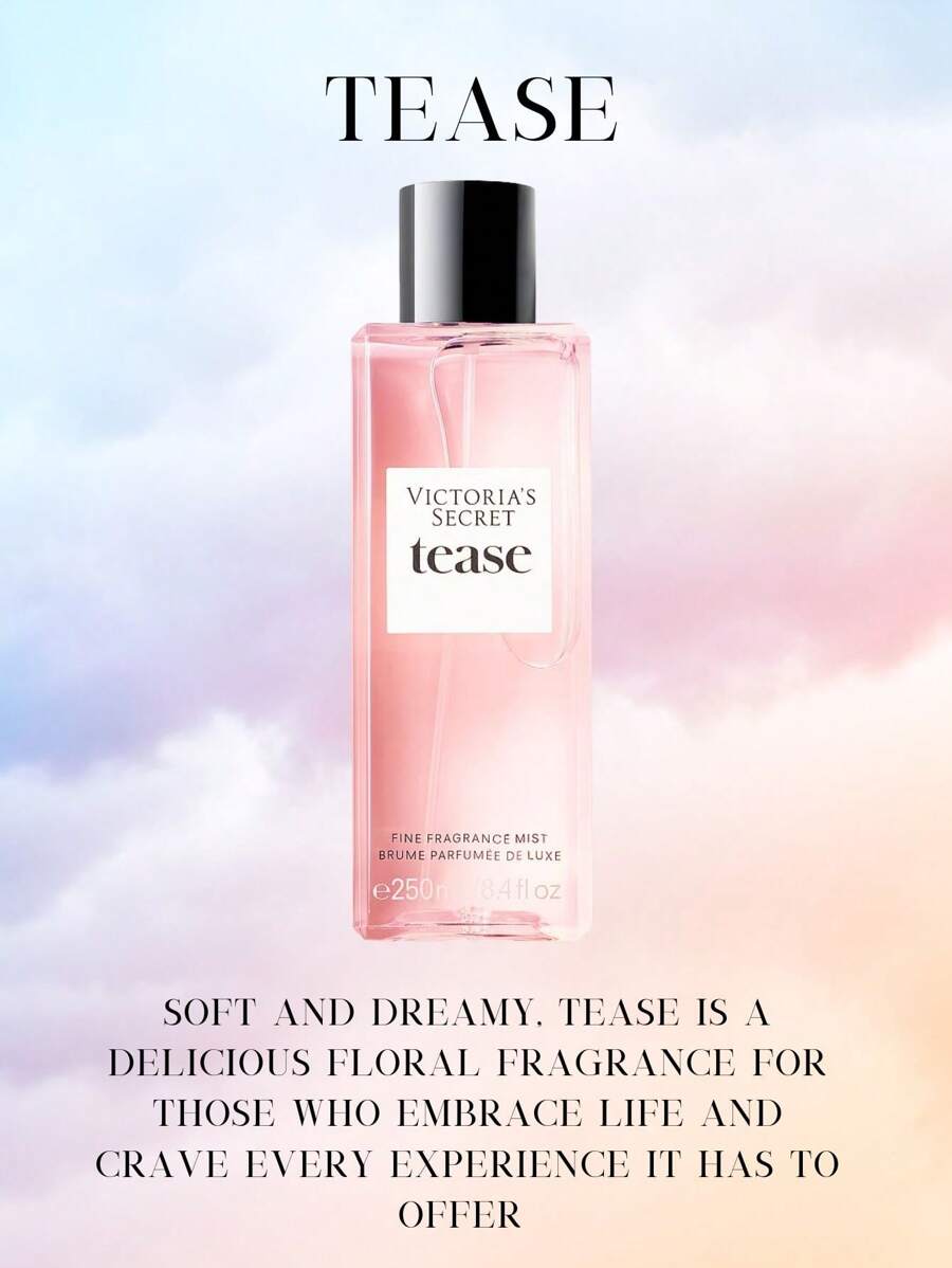 Victoria'sSecret VS Body Mist Fine Fragrance Pink Perfume BombShell ...