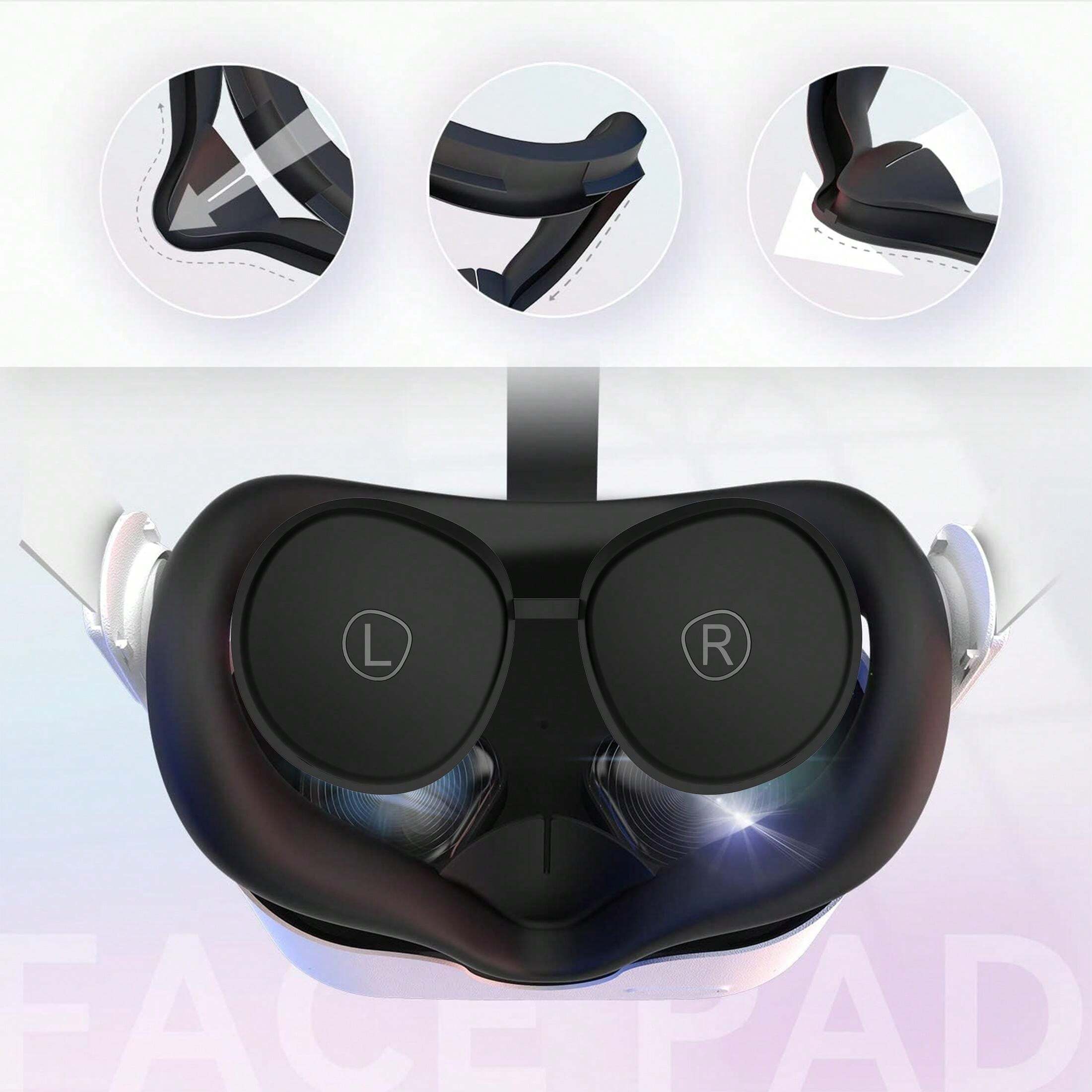 7in1 VR Accessories Kits For Meta Quest 3S Silicone Protective Cover VR ...