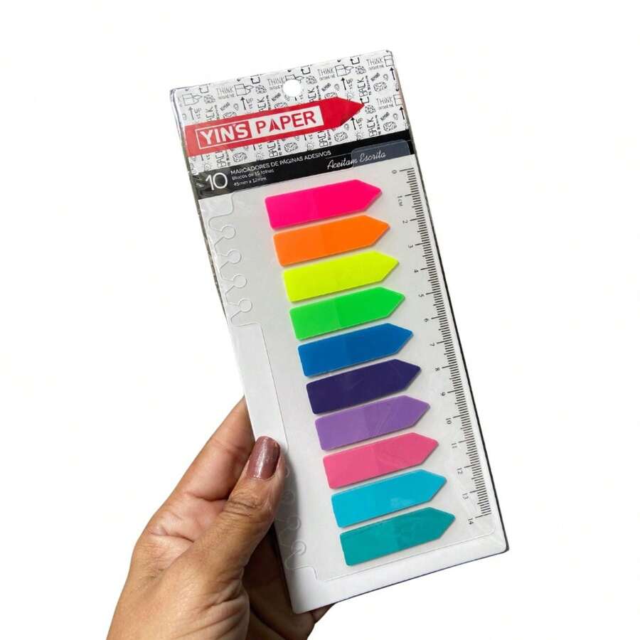 Flag Page Marker 10 Colors Arrow Yins Paper | SHEIN UK