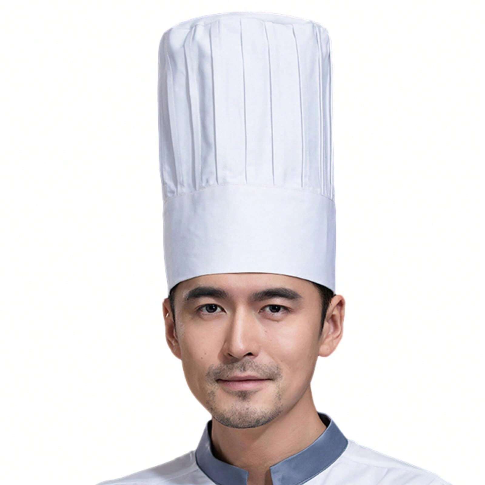 Extra Tall Chef Hat, Adjustable Elastic & Thick Version Chef Hat ...