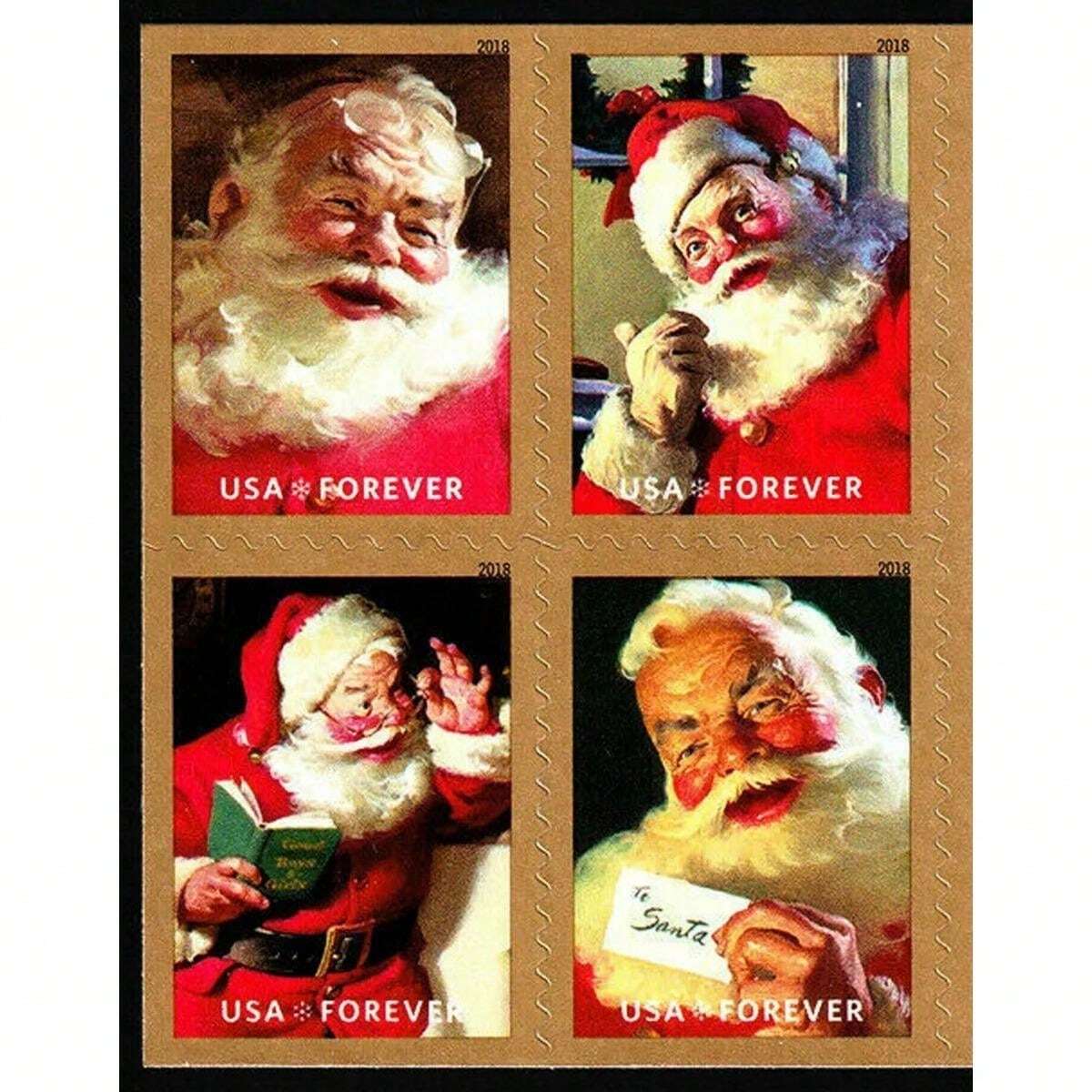 Sparkling Holiday Forever Postage, Holiday Stamps And Wax Seals | SHEIN EUR