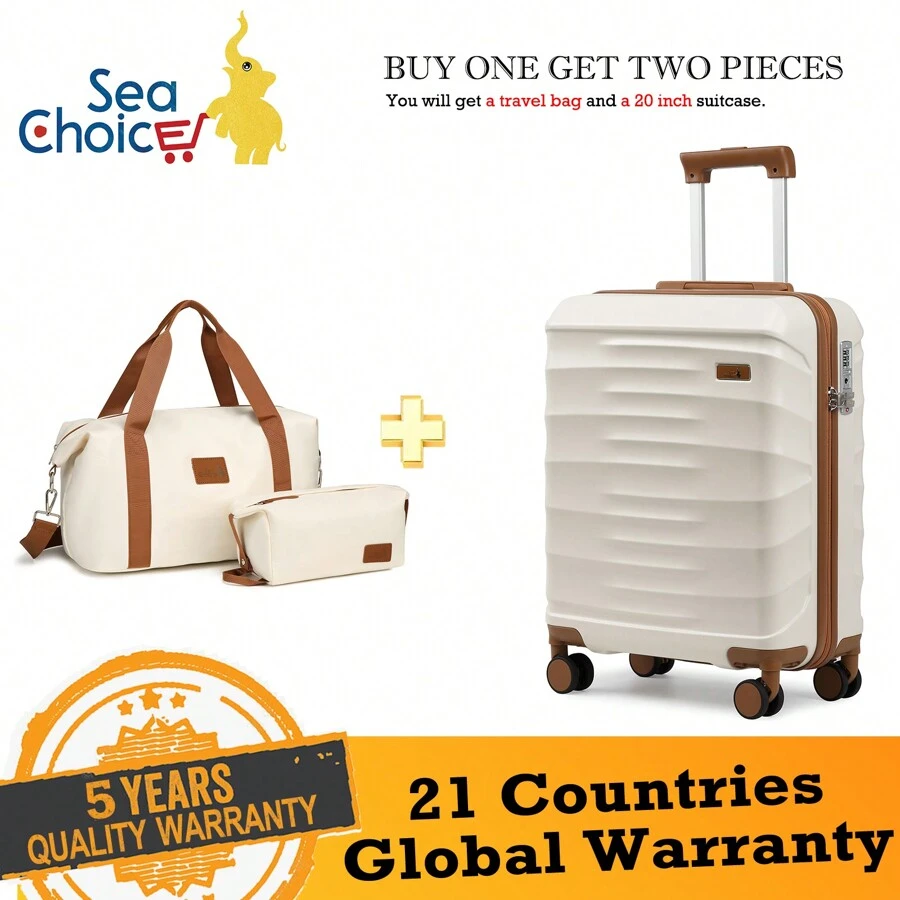 Sea Choice Handgepäck ABS Koffer, Kabinen Koffer mit Hartschale, 40 x ...