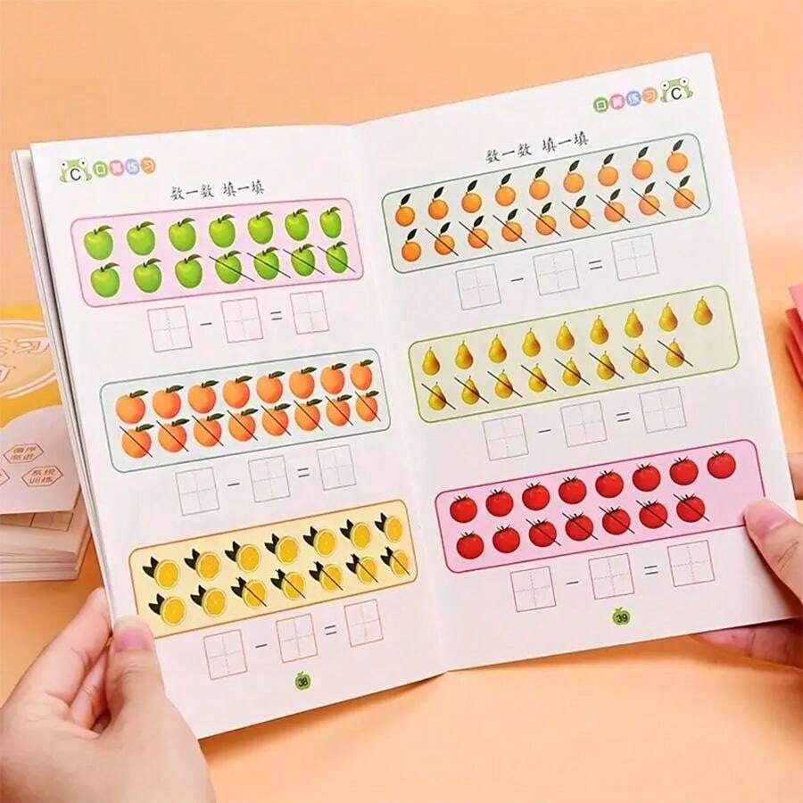 4 piezas de cuadernos de práctica matemática interesantes y atractivos ...