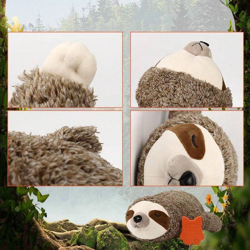 FULED Sloth Zoo Puppy Dog Heartbeat Toys, Large Dog Heartbeat Toy For ...