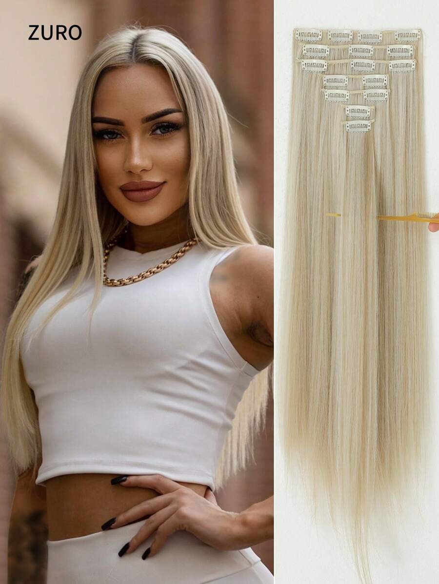 Straight Hair Extensions Long Hair Extensions Clip In Hair Extensions ...