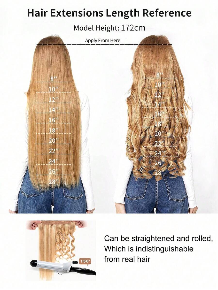 Invisible Wire Hair Extensions Dirty Blonde With Dark Root Hair ...