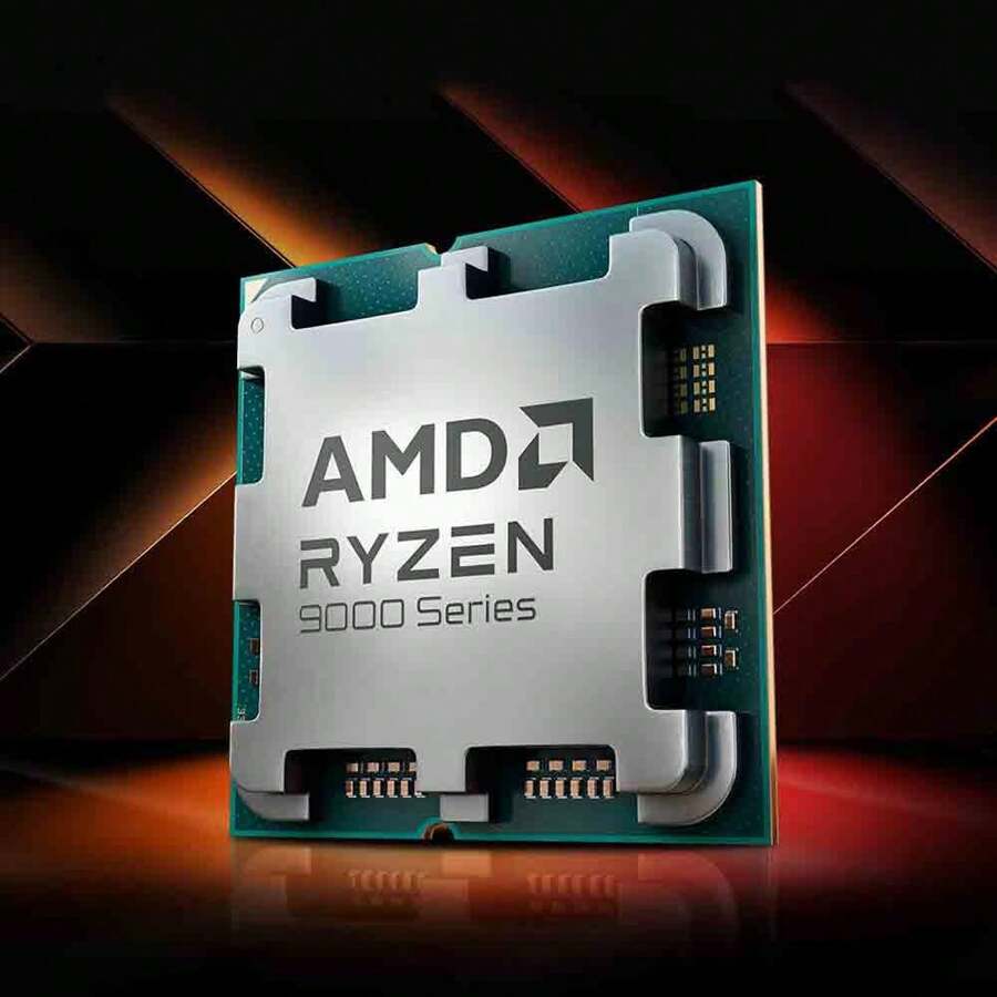 AMD R9 9900X CPU, 12 Kerne, 24 Threads, Zen 5, bis zu 5,6 GHz, L3-Cache 64 MB, Standard-TDP 120 ...
