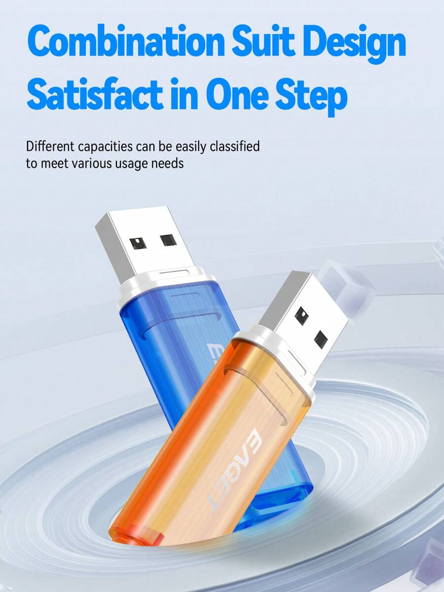 5 Packs 64GB Flash Drive USB2.0 5 Colors 4GB Memory Stick Thumb Drives, 32GB/16GB/8GB/4GB ...