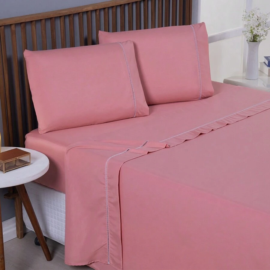 Queen Size Sheet Set Kit 400 Thread Count 4 Pieces Soft Touch / Queen ...