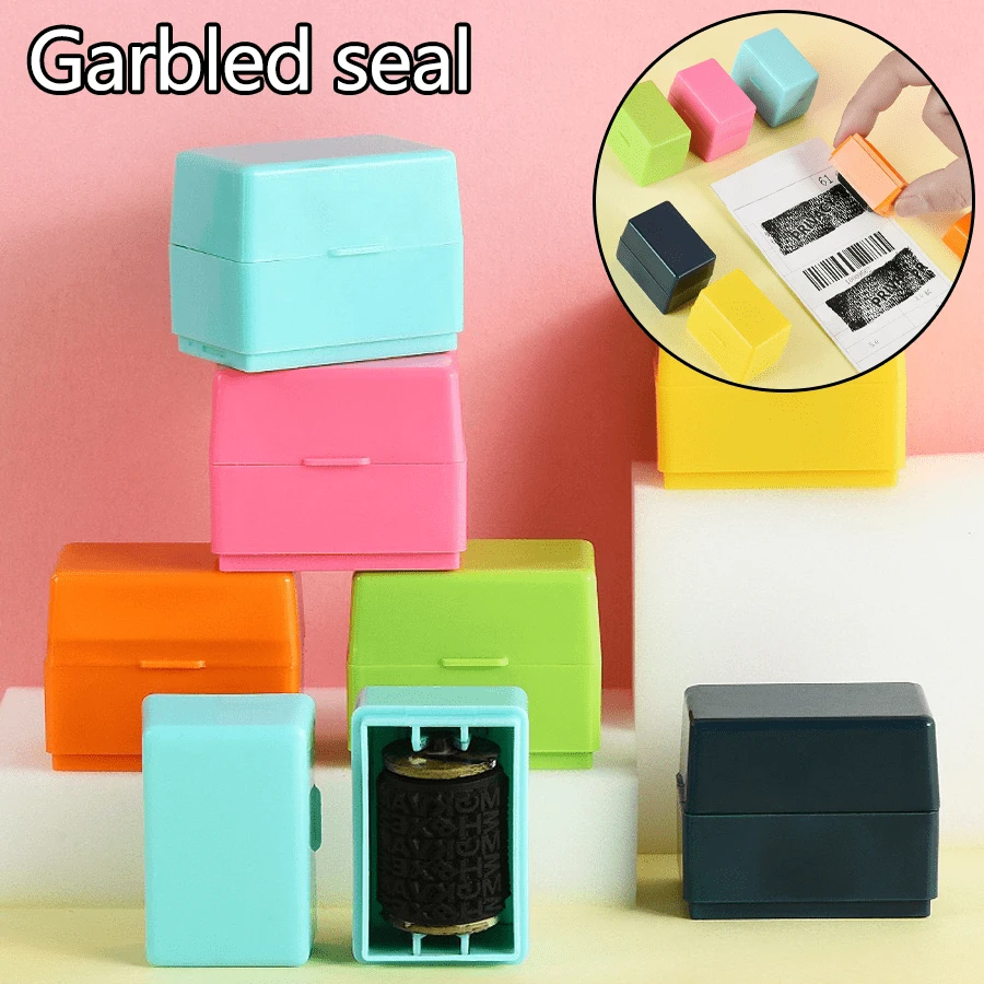 Roller Garbled Confidentiality Seal Express Delivery Document Privacy ...