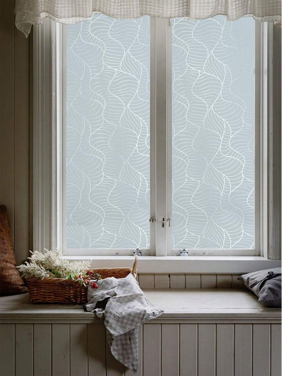 1 Roll Window Privacy Film, Non-Adhesive Static Cling Heat Insulation ...