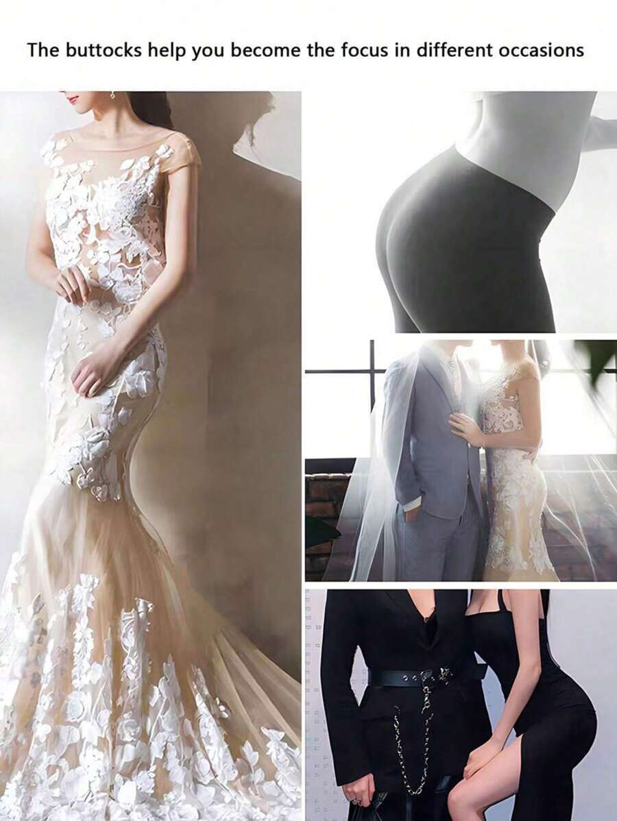 4 Pcs/Set Invisible Adhesive Silicone Buttock Pads, Padded Butt ...