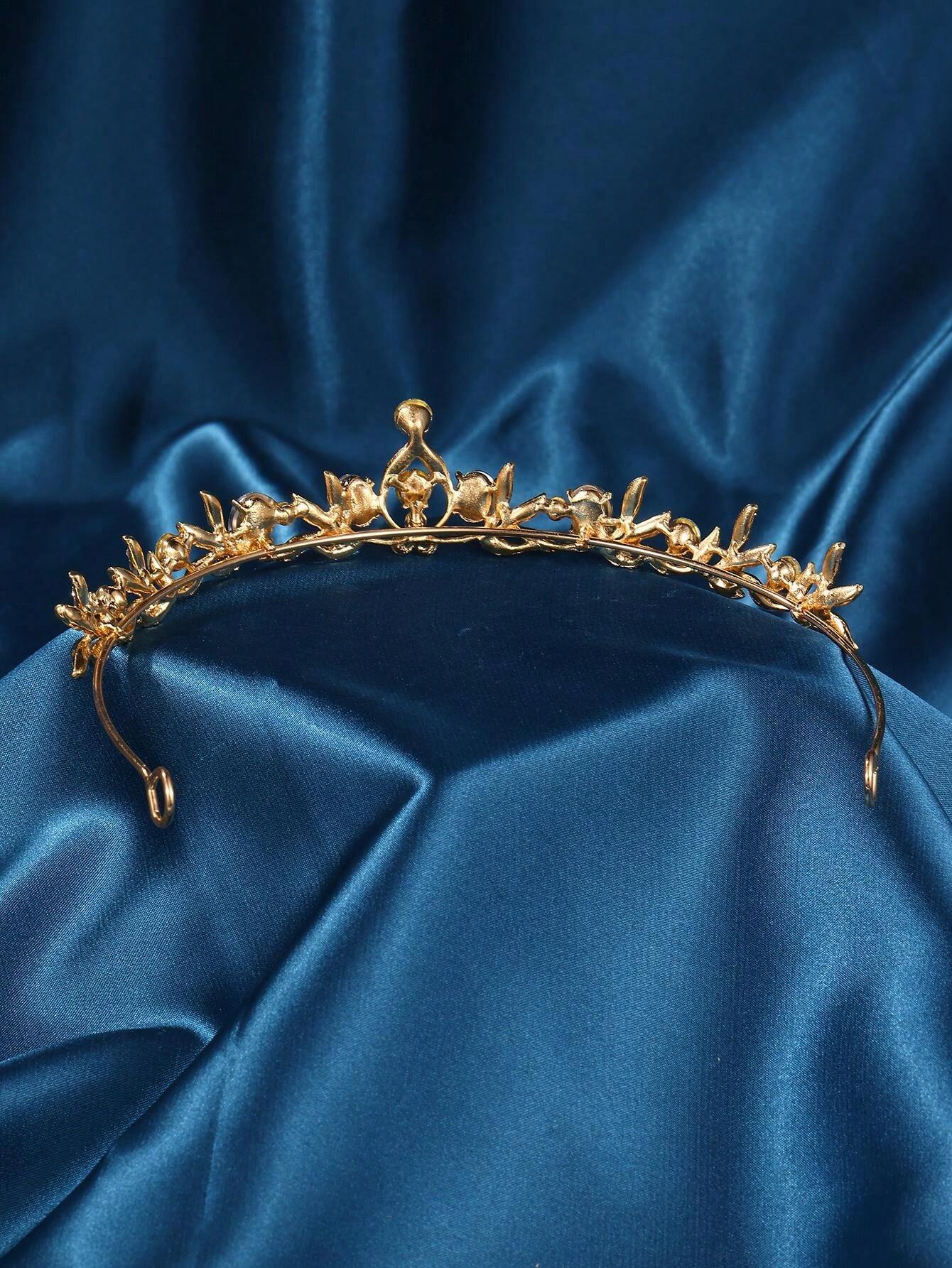 Rhinestone Crown Crystal Bridal Tiara Princess Crown Birthday Crown ...