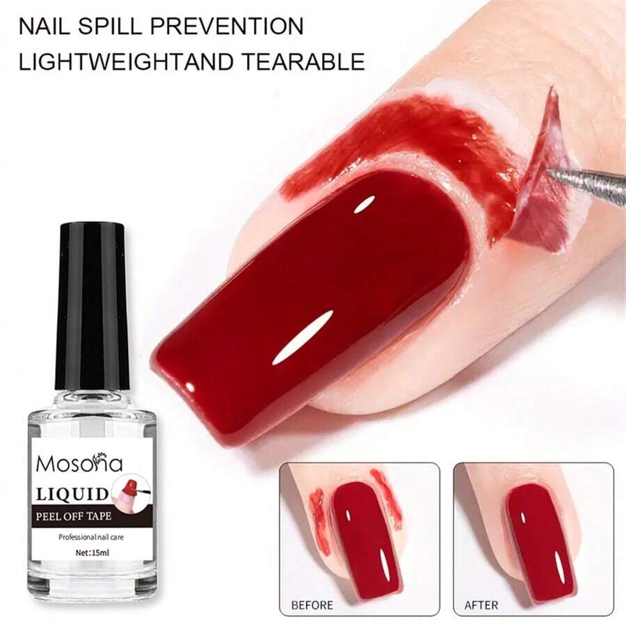 15ml Nail Cuticle Overflow Prevention Gel, Peelable And Non-Residue ...