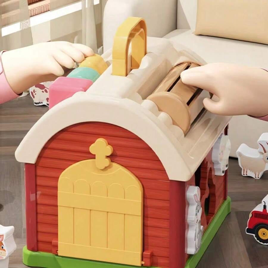 10 Blocks Toddler Farm Toy Farm House Toys Educational Farmhouse Toy ...