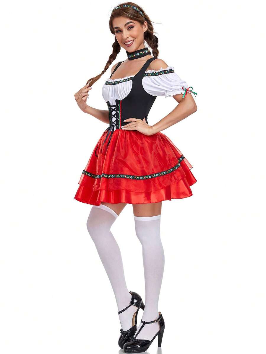 1 Pair Beer Festival Costume, Sexy Attire, Halloween Outfit, Beer Maid ...
