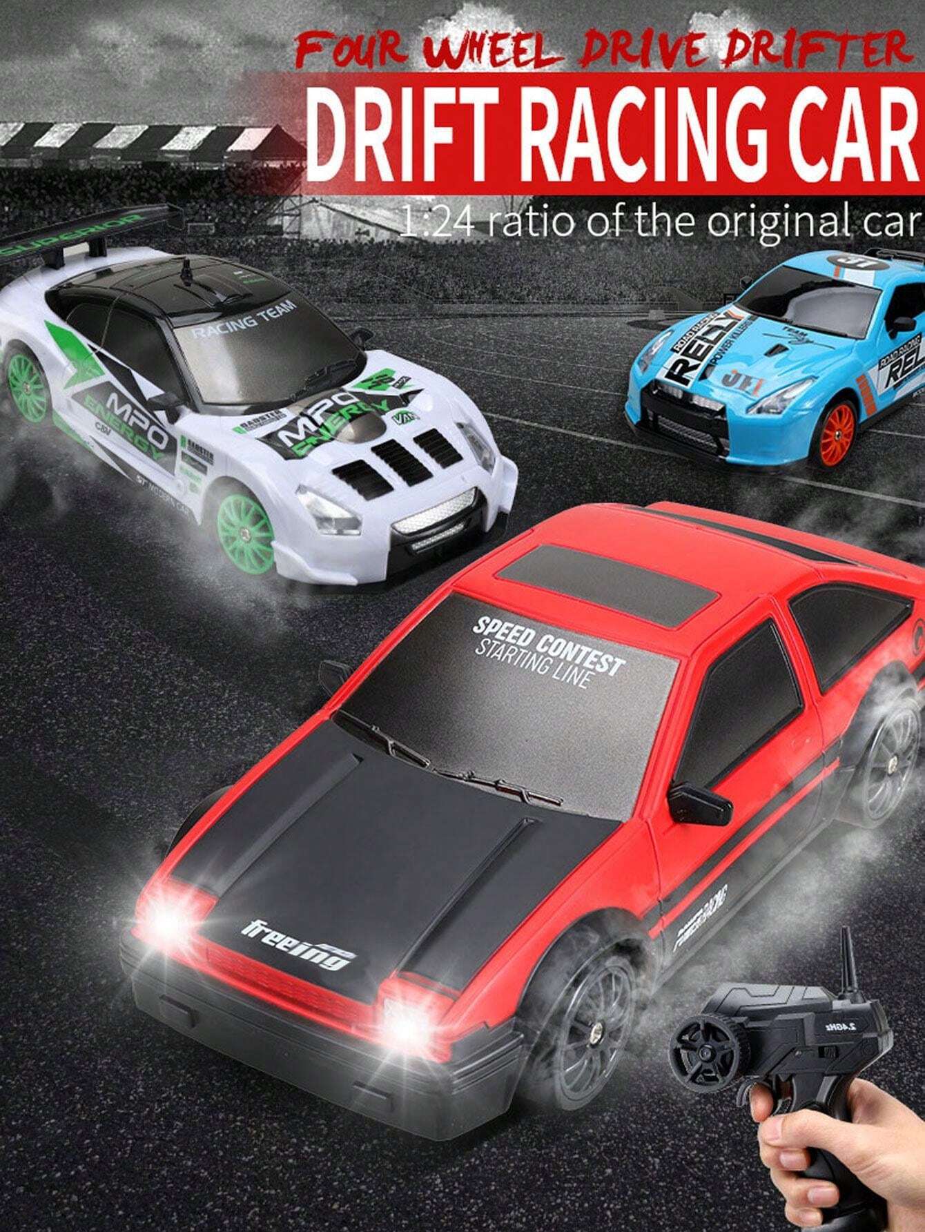 WLtoys AE86 Remote Control Car Racing Vehicle Toys For Children 1:24 ...