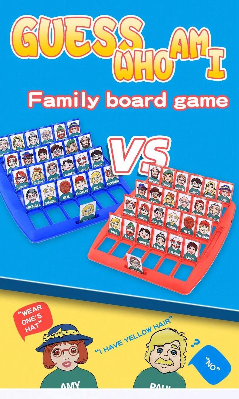 Juego de cartas "Who Game" con diademas, desarrolla habilidades de ...