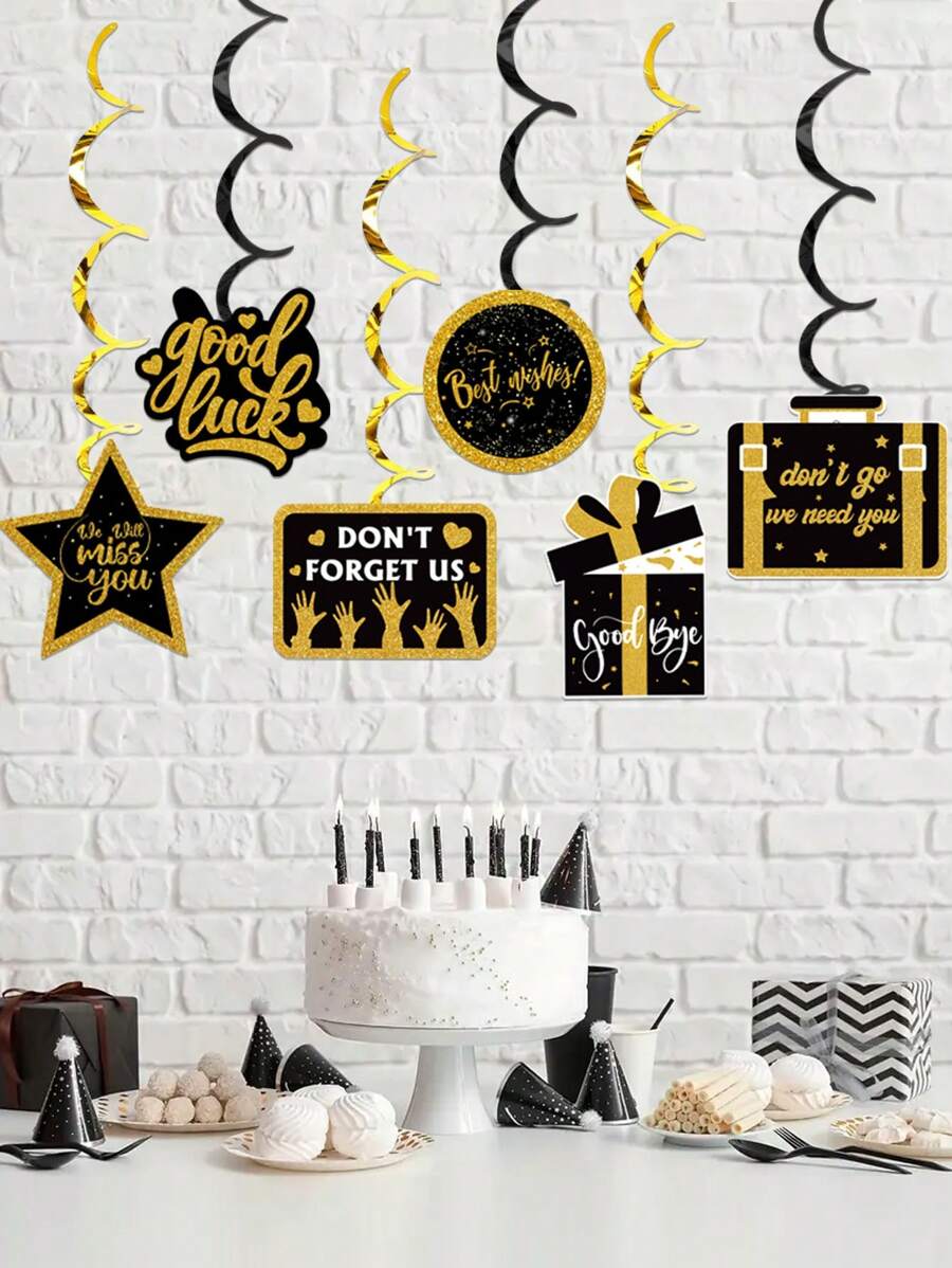 6pcs Happy Retirement Party Streamers Farewell Party Decoration, Going ...