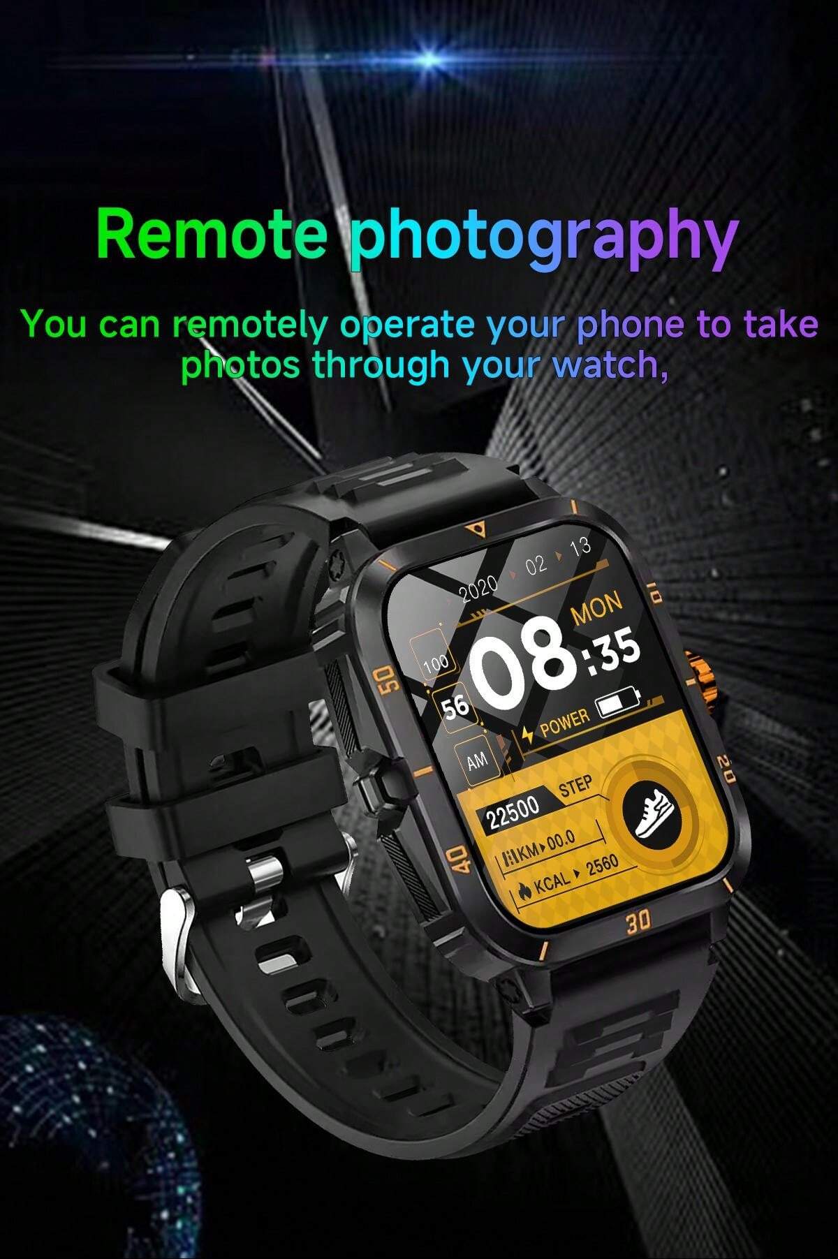 SIMSONLAB Smartwatch 2024 CALDO per uomo e donna, schermo TFT da 2,01 ...