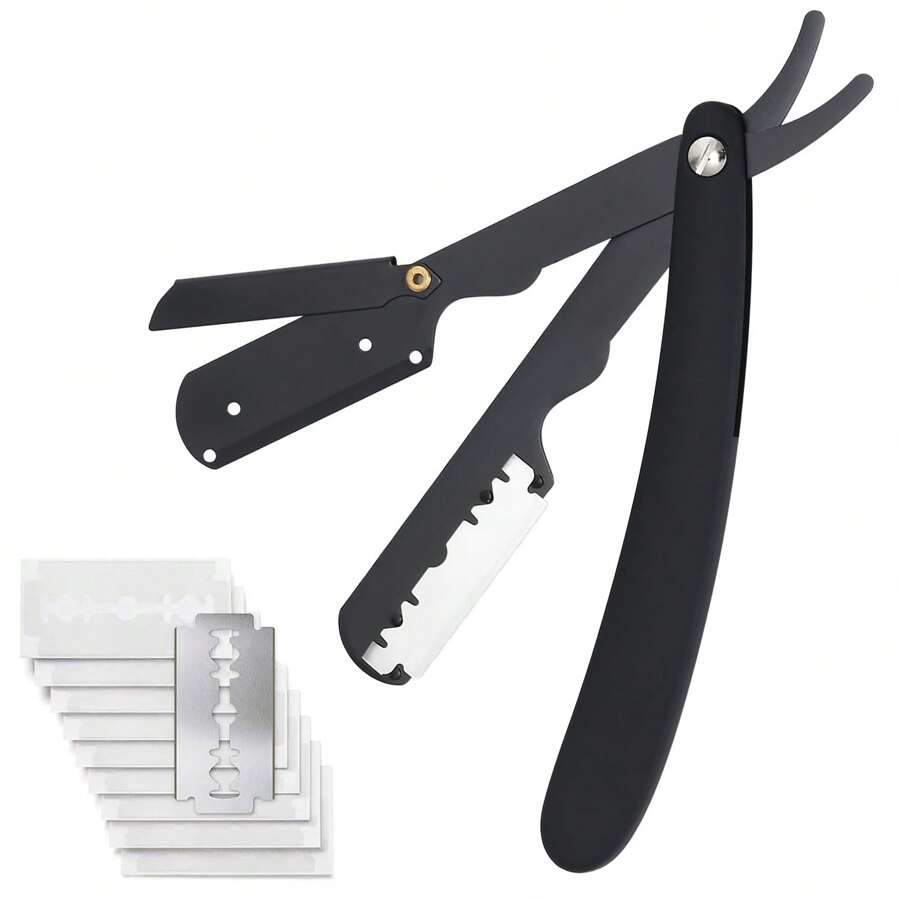 Rasoir droit vintage professionnel, outil de rasage classique pour les ...