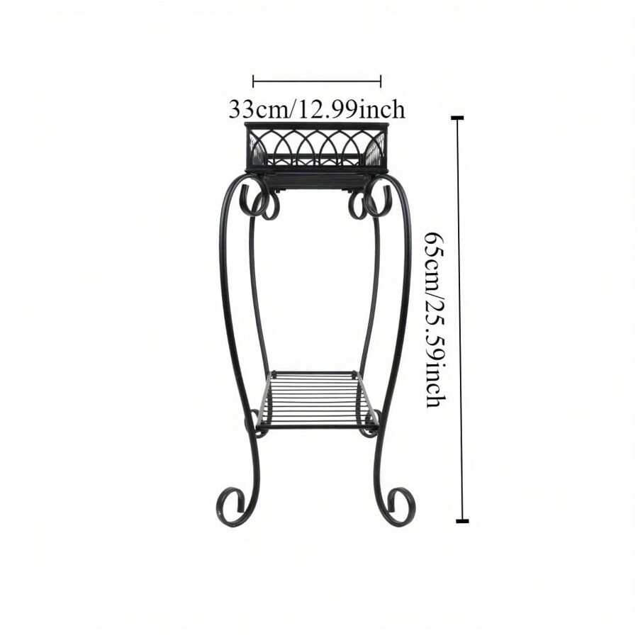 Traditional 2-Tier Plant Stand, 26" L X 13" W X 26" H | SHEIN USA