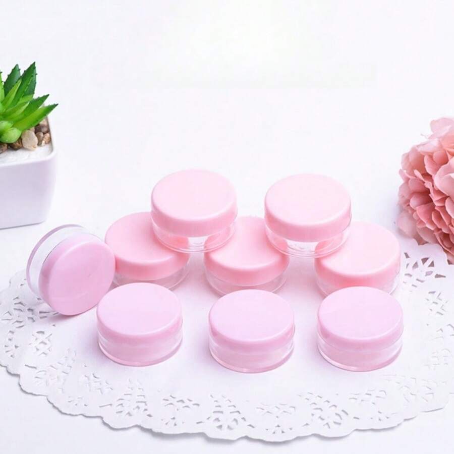1pc 10g Round Bottom Cream Jar, Sampler Trial Size Container, Cosmetic ...