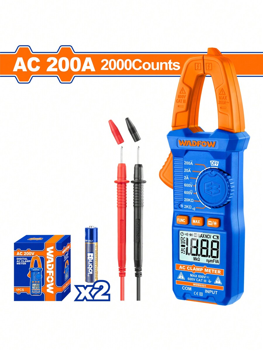 EQUIPMENT AUTOMOTIVE JAVAZ Digital Clamp Meter, Allows Safe And Non ...