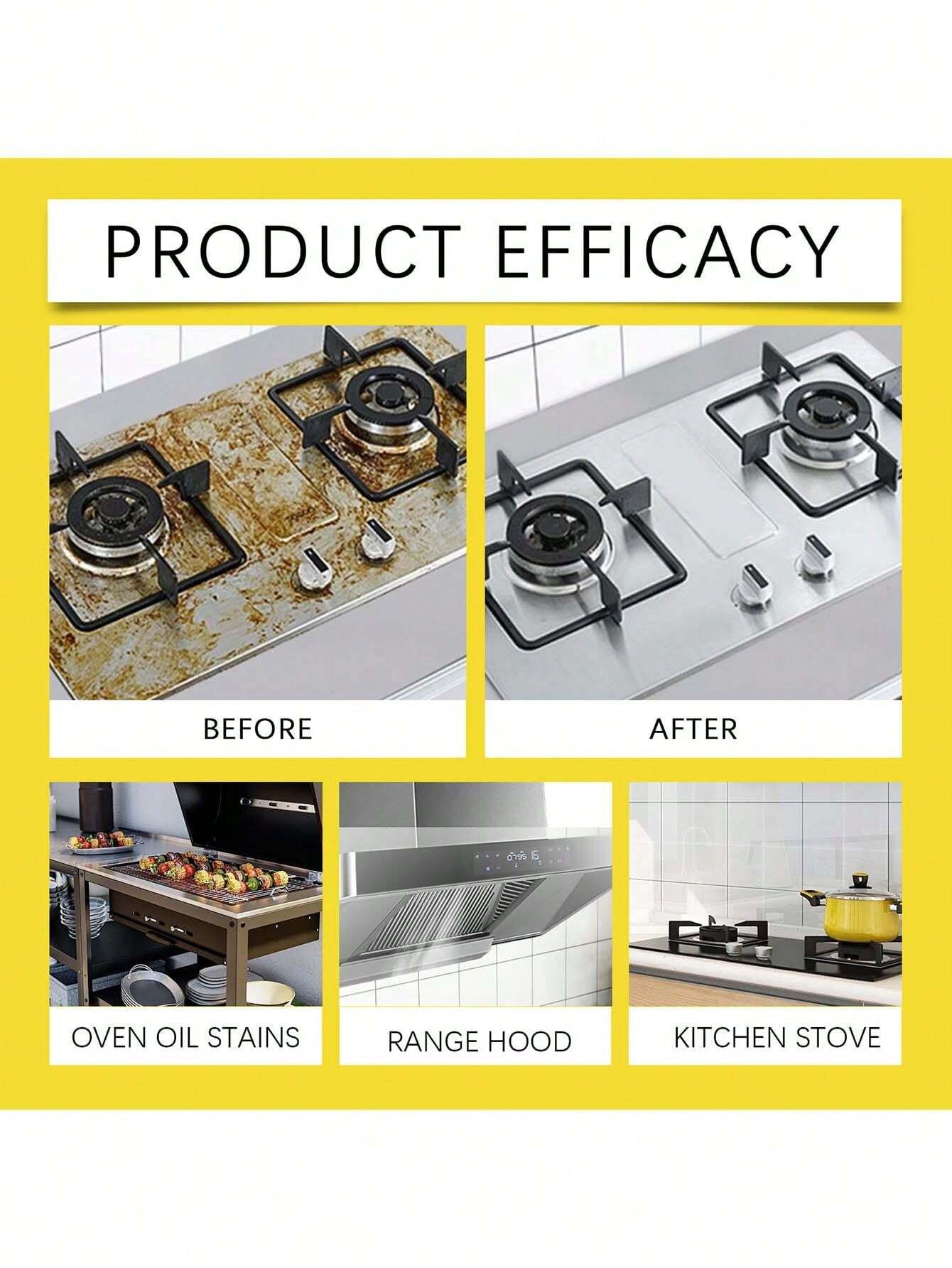 Kitchen Degreaser, Heavy Duty Oil Stain Remover, Degreaser For Oven ...